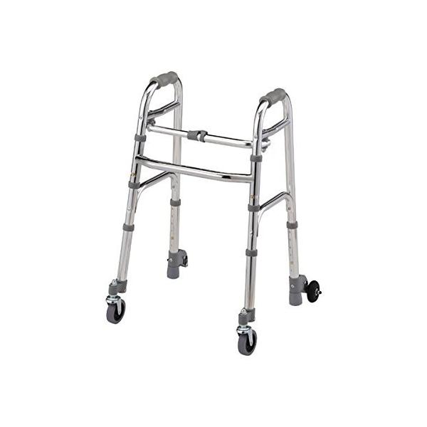 ●サイズ／幅45.5〜47×奥行50.5〜53×高さ70〜82.5cm、折りたたみ時：奥行22cm、ハンドル内幅：31cm●重さ／3.2kg●材質／本体：アルミ、スチール●標準機能／折りたたみ（自立不可）、ハンドル高さ調整（6段階／2.5c...