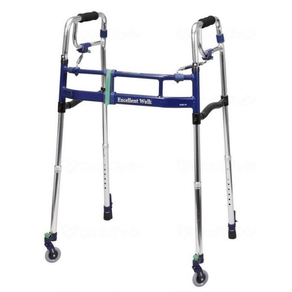 ・前輪2WAY構造。直進専用と360度回転キャスターに使い分けることが可能です。・組立＆幅調節はワンタッチ式です。・簡単にグリップの交換ができます。・手に優しいソフトグリップを採用。●サイズ／幅61〜62.5（5段階）×奥行58.5〜61....