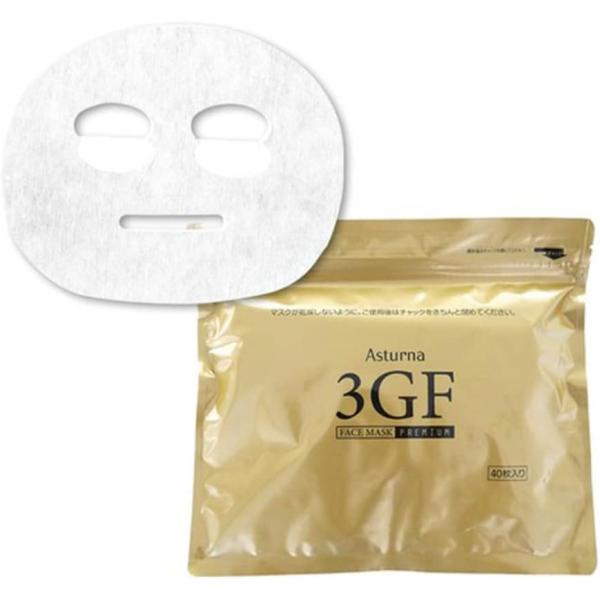 エステサロンで使われる3ＧＦフェイスマスク（ＥＧＦ・ＦＧＦ・ＩＧＦ配合）は、ＥＧＦに加え、ＦＧＦ（コラーゲン・エラスチン弾力繊維にハリを与える）・ＩＧＦ（肌に活力をもたらす）を配合した画期的なフェイスマスクです