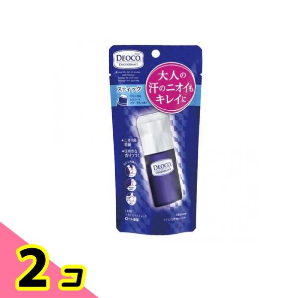●ロート製薬 デオコ 薬用（ROHTO DEOCO DEODORANT STICK）●医薬部外品●オトナ女性の汗臭もキレイにするデオドラントスティック。●年齢とともにニオイ変化の気になるオトナ女性の汗臭もキレイにするスティックタイプの制汗剤...