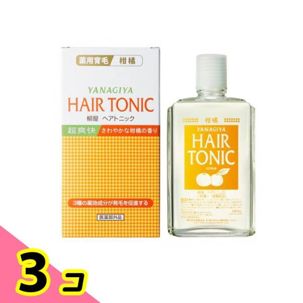 ●天然柑橘エキス配合の薬用ヘアトニック。●加齢とともに硬くなってつっぱった頭皮にうるおいを与えて柔軟にし、健やかな髪を育てるための頭皮環境を整えます。●３種の薬効成分が抜け毛を防ぎ、発毛促進。●さわやかな柑橘の香りと超爽快な使用感で、気にな...