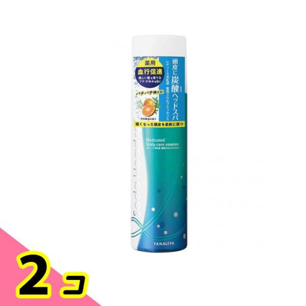 パチパチ弾ける炭酸（噴射剤）ヘッドスパで頭皮に刺激を与える薬用スカルプエッセンス。ベタつかず爽快な使用感。３種の薬効成分が血行を促進して抜け毛を防ぎ、太く長く美しい髪を育てる。フケ・かゆみを防ぎ、天然うるおい成分が硬くなった頭皮にうるおいを...