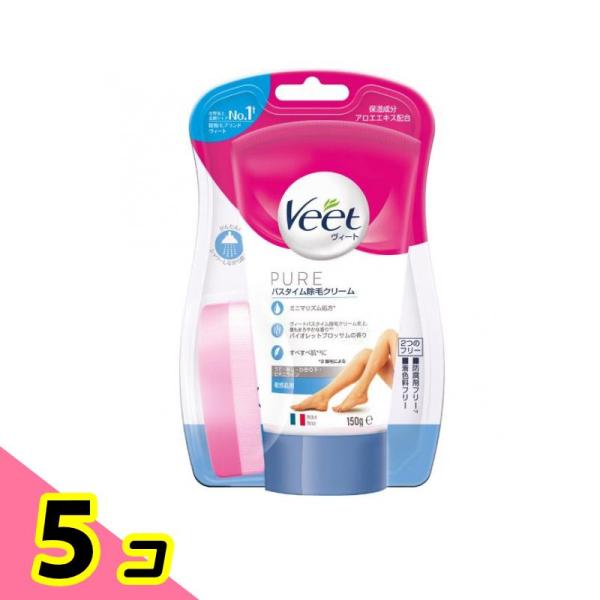 ●着色料、防腐剤*1不使用で、2つのフリー。処方にこだわりました。　●ヴィートバスタイム除毛クリーム史上、最もまろやかな香りに処方設計*2。　●水に流れにくい成分配合で、シャワーしながら除毛*3ができる。　●PUREバスタイム除毛クリームで...