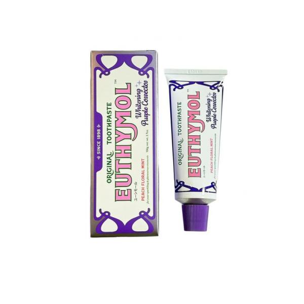 ●ユーシモール ホワイトパープル ピーチフローラルミントの香り（EUTHYMOL Original Toothpaste Whitening Purple Corrector PEACH FLORAL MINT）●薬用歯みがき●韓国で話題の...