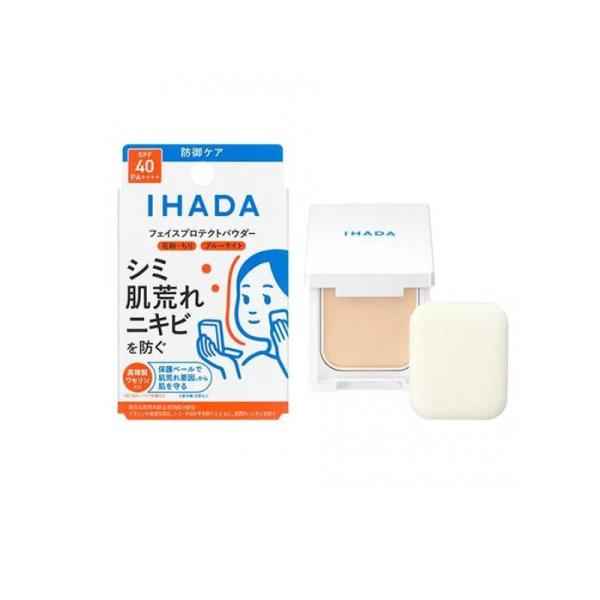 ●資生堂 IHADA（イハダ）防御シリーズ 薬用フェイスプロテクトパウダー●肌あれ要因から守りながら、肌あれ・シミを防ぐフェイスパウダー。●「紫外線」「ブルーライト」「花粉・ほこり・PM2.5など微粒子」から肌を守りながら、肌あれやニキビ、...