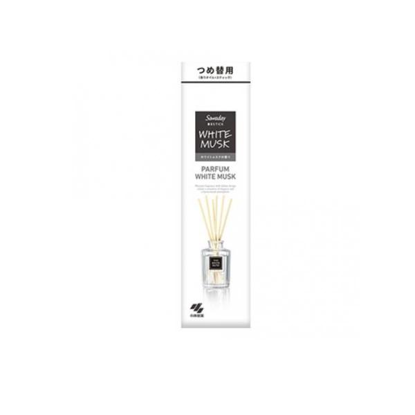 ●小林製薬 Sawaday 香るStick PARFUM WHITE MUSK（サワデー 香るスティック パルファムホワイトムスク）●花々の爽やかさと、ホワイトムスクの上品な清潔感のある香り。…ミュゲやアイリス、ローズなどふわりと甘いフロー...
