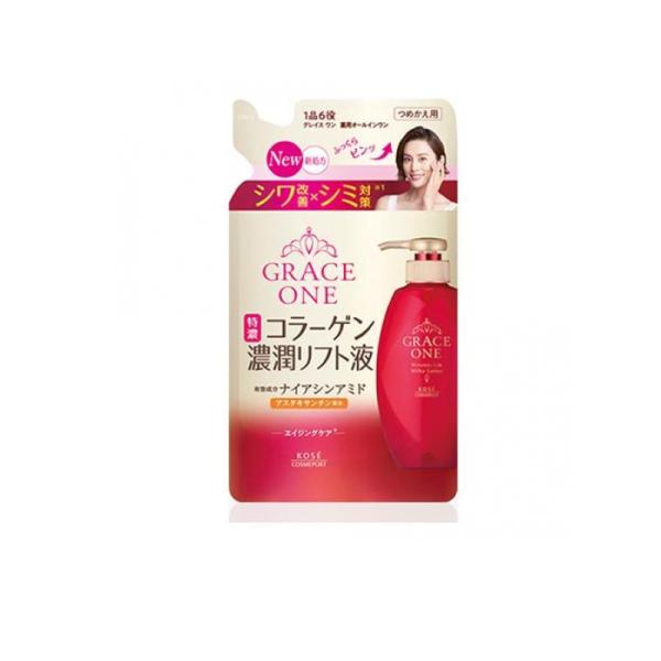 ●シワ改善×シミ対策有効成分「ナイアシンアミド」新配合！●シワ改善とシミ対策※1を1品で叶える極上プレミアムエイジングケア※2。※1 乾燥によるメラニンの生成を抑え、シミ・ソバカスを防ぐ※2 年齢に応じたケア●洗顔後すぐ、らくちんキレイの1...