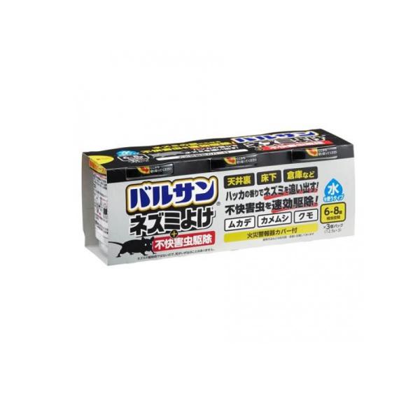●レック バルサン ネズミよけ＋不快害虫駆除 水を使うタイプ 6〜8畳相当空間用（Vネズミよけ不快害虫プラス水6-8畳）●天井裏や床下に住みつきやすい「ネズミ」・「不快害虫」を同時に対策できる燻煙剤です。●ネズミの嫌がるハッカの香りで隠れた...