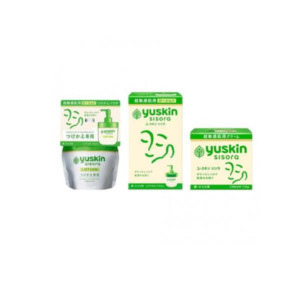 使用期限は6カ月以上先のものを送ります。●yuskin sisora LOTION ユースキン シソラ ローション 超敏感肌用●医薬部外品●うるおい成分しその葉エキス配合の、顔・からだ用保湿ローション。●低刺激でベタつかない、乳白色の保湿ロ...