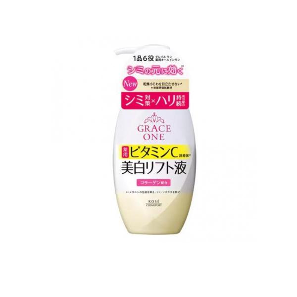●美白有効成分 ビタミンC誘導体配合。ピンっとしたハリを与え、乾燥小じわ目立たせない（効能評価試験済み）、ピンっとした白玉肌へ。●1品6役のオールインワンエッセンス。