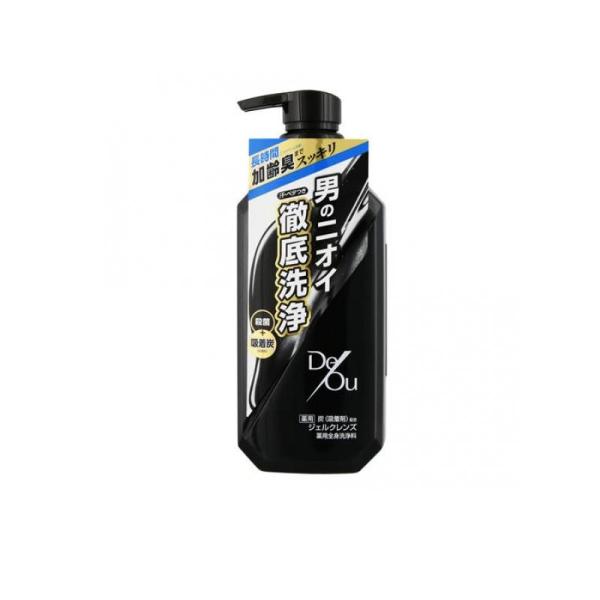 ●ロート製薬 De/Ou デ・オウ 薬用ジェルクレンズ（旧 デ・オウ 薬用クレンジングウォッシュ）●薬用全身洗浄料●汗・アブラ・べたつき 男のニオイの元 徹底洗浄！●アブラ・ベタつき・ウイルス・細菌までを徹底洗浄し、体臭や汗などのニオイの発...