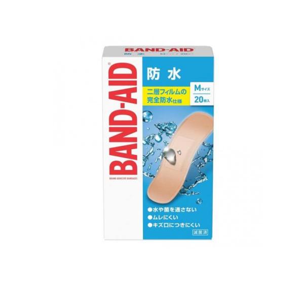 使用期限は6カ月以上先のものを送ります。●BAND-AID（バンドエイド）防水 Mサイズ●救急絆創膏（ばんそうこう）●水やバイ菌を通さず、空気・蒸気を通す新素材フィルム(肌色)と不織布(白色)の二重構造。●ソフトで伸縮性に優れ、複雑な動きに...