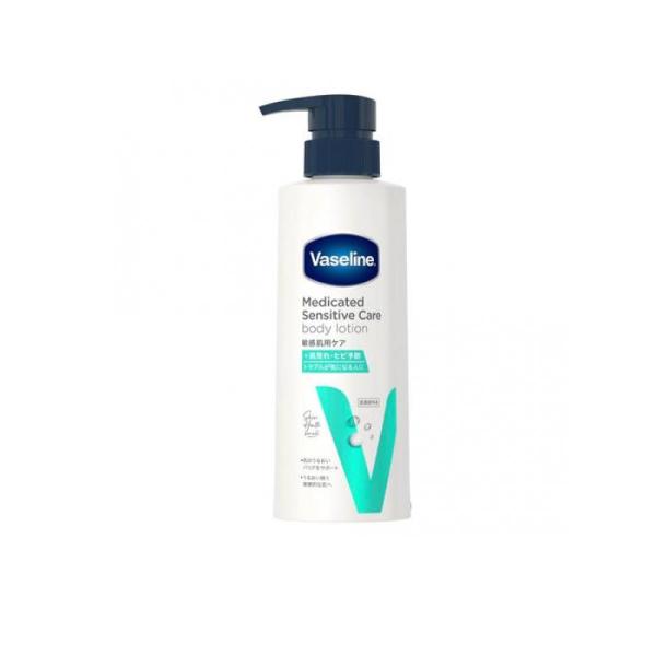 ●Vaseline ヴァセリン メディケイテッド センシティブケア ボディローション うるおいケア●敏感肌用ケア＋肌荒れ・ヒビ予防●敏感肌ケアのために開発された薬用ボディローション。●肌荒れ、ヒビ予防。トラブルが気になる人のために。●肌のう...