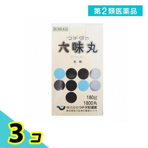 使用期限は6カ月以上先のものを送ります。ウチダの六味丸は漢方処方にしたがって，生薬を配合し粉末化して丸剤としたものです。