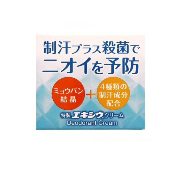 汗の分泌を抑える成分に加え殺菌成分を配合したクリームタイプの制汗防臭剤。ワキのニオイや汗ジミ対策に！