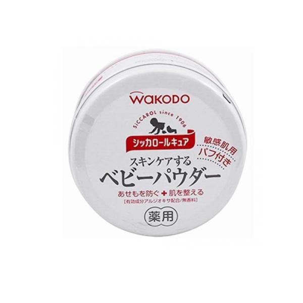 ●赤ちゃんのアセモを防ぎ、肌を整える薬用ベビーパウダーです。●粉とびの少ない良質パウダー使用。●ももの葉エキス(うるおい成分)配合。●肌さわりのよい敏感肌用パフ付き(キトポリィ使用)。無香料。