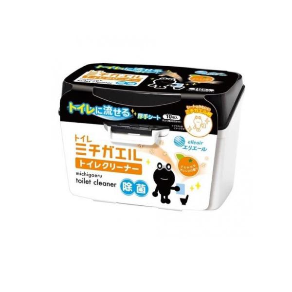 ●トイレ用そうじシート。●アルコール配合。●かわいいミチガエルのデザインシート採用。●ハニカムエンボスシートはふんわり厚手で、満足感もアップします。●オレンジの香りがお掃除のときにさわやかに広がります。●便器も床もピカピカ！　●半分に切って...