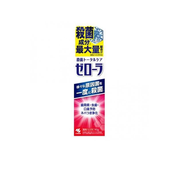 使用期限は6カ月以上先のものを送ります。●様々な原因菌を一度に殺菌※1し、トータルケアする薬用ハミガキ。●歯周病・虫歯・口臭予防、ネバつき浄化。●ゼローラは殺菌成分※2を最大量配合!!(メーカーハミガキ比)。●3つの殺菌成分の合計量が最大で...