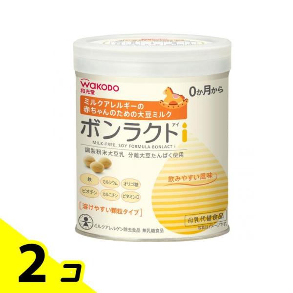 使用期限は6カ月以上先のものを送ります。●乳成分・乳糖を含まず、大豆たんぱくを用いてつくられた、ミルクアレルギーの赤ちゃんのための育児用粉乳です。●赤ちゃんの発育に必要なビタミン・ミネラルのバランスを整え、風味の良い大豆たんぱく質を使用し飲...