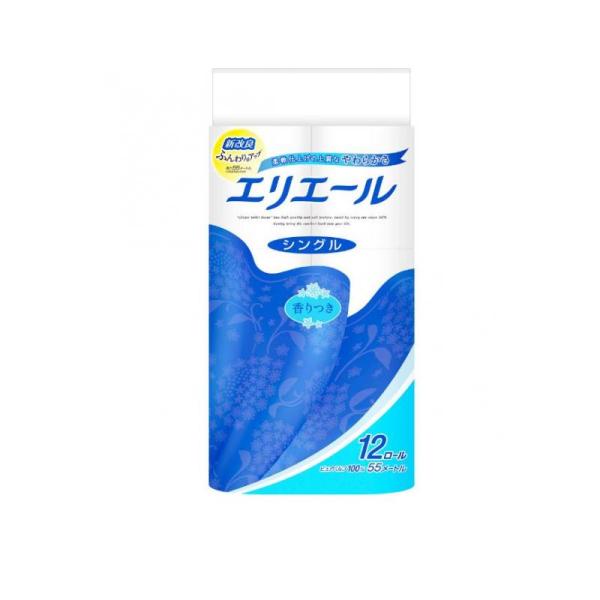 ●ふっくらやわらかな肌ざわりエリエールのNew Soft &amp; Bulk製法。●パルプ100%でつくられています。●さわやかな花の香りがつつみます。（香りは芯につけています。）●蛍光染料は使用していません。●ミシン目入りですので、きり...