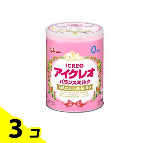 使用期限は6カ月以上先のものを送ります。●江崎グリコ ICREO（アイクレオ）バランスミルク●アイクレオ　バランスミルクは、母乳をめざし、成分ひとつひとつと原料にこだわった赤ちゃんの繊細な体にやさしいミルクです。●母乳に近い栄養成分バランス...