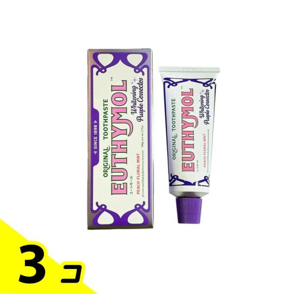 ●ユーシモール ホワイトパープル ピーチフローラルミントの香り（EUTHYMOL Original Toothpaste Whitening Purple Corrector PEACH FLORAL MINT）●薬用歯みがき●韓国で話題の...