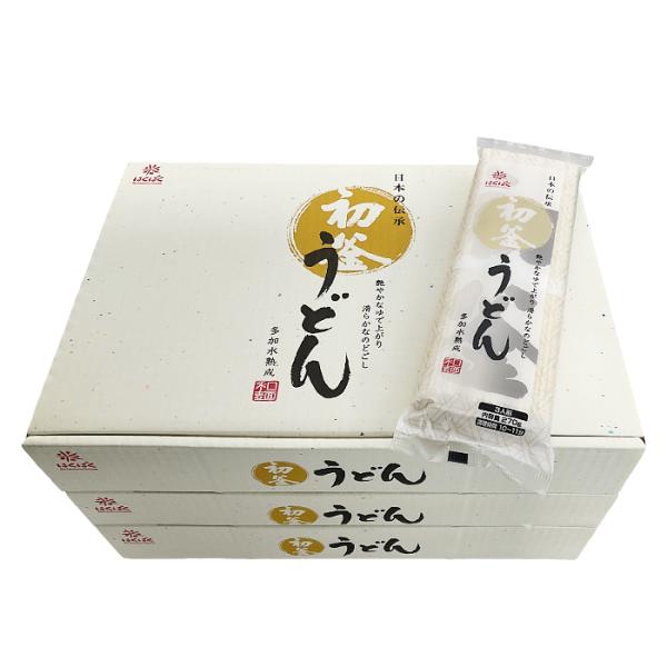 乾麺とは思えないコシと弾力に、つるつるモチモチとした食感自慢の技術を備えた乾麺メーカー (株)はくばく が製造し、おいしい麺の代名詞となった豊熟麺シリーズの代表格が、この「初釜うどん」です「初釜うどんって、どこで買えばいいの？」多くの皆様か...