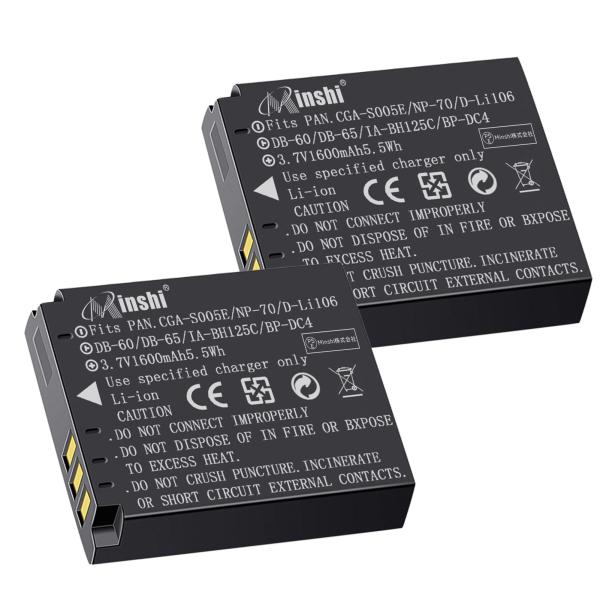 ●ブランド：RICOH●電圧：3.7V●容量：1600mAh●Color 色：black●種類：Li-ion リチウムイオンバッテリー●型番専用：FUJIFILM：NP-70LEICA：BP-DC4、BP-DC4-E、J、UPANASONI...