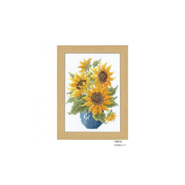 月日の流れを美しい季節の花々で表現したクロス・ステッチキットです。暮らしの中に彩りのある優雅な空間を。壁掛け・スタンド兼用できる専用の額付き。
