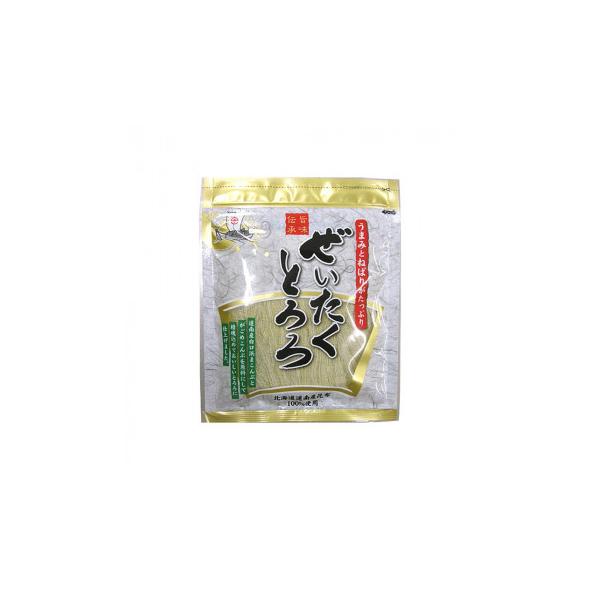 道南産昆布を100％使用した、うまみと粘りにこだわったとろろ昆布です。うどんやお吸い物、おにぎりにまぶして使えるぜいたくとろろ!!