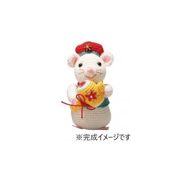 縁起のいい大黒天の白ねずみが作れます。