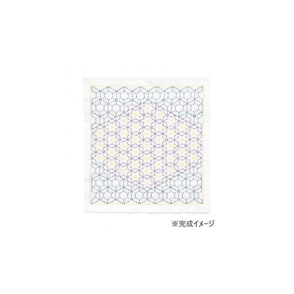 伝統分様と、伝統的な配色のかさねの色目から着想を得て現代風にデザインした刺し子花ふきんです。ジッパータイプの袋ですので使いかけの材料が保管できて便利です。