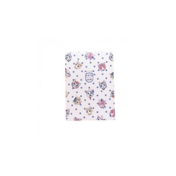 リトグラフタッチで描かれたネコたちとドット柄がおしゃれなメモパッド。ネコたちがそれぞれどんな職業についているのか、帽子と襟元に注目してみてくださいね 。