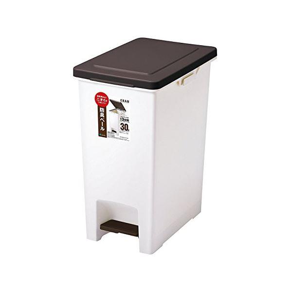 【商品名】 薄型 ペダルペール/フタ付きゴミ箱 【30L】 ブラウン 防臭剤配合 袋止め付き 日本製 『エバン』 【ジャンル・特徴】 国産 蓋つき 蓋付き フタつき ふたつき ふた付き ごみばこ ゴミバコ キッチン用品 台所用品 キッチング...
