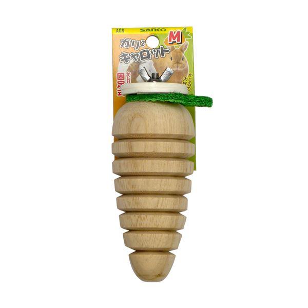 【商品名】 （まとめ）ガリガリキャロットM【×5セット】 (小動物用品/玩具) 【ジャンル・特徴】 ニンジンモチーフが可愛い固定式かじり木 [ A09 ]