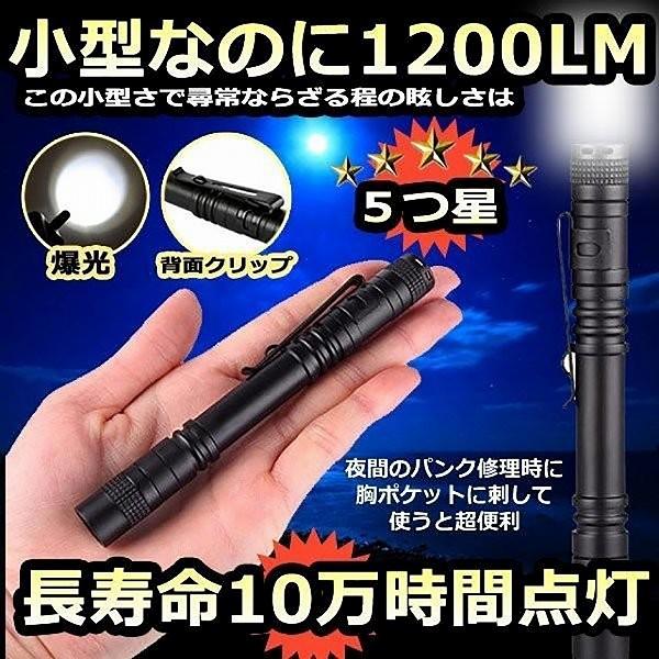 【小型＆軽量設計】ペンのような形でシャツやズボンのポケットなどに挟めるクリップ付き。持ち運びに便利な小型サイズです。【思いやりのあるデザイン】使いやすい電源ボタンにより、片手で簡単に操作でき、必要なときに光を放ちます。クリップ付きで、ペンラ...