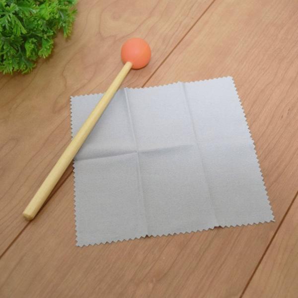 先端ゴム製 マレット mallet チャイム/木琴/鐘/ウッドブロック/音叉/パーカッション などに最適 【１本】＋拭きタオル（小）付き■出品物■・マレットｘ１本・拭きタオル（小）ｘ１枚【カラー】複数掲載しておりますが、1枚目の写真のカラー...