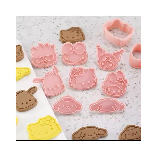 サンリオ クッキー型 ハローキティ シナモロール ポムポムプリン けろけろけろっぴ マイメロディ クロミ ばつまる ポチャッコ ※封筒で普通郵便での発送です。通常翌日発送、急ぎの場合は問い合わせください。素材 ： 食品級PP樹脂。※1点のお...