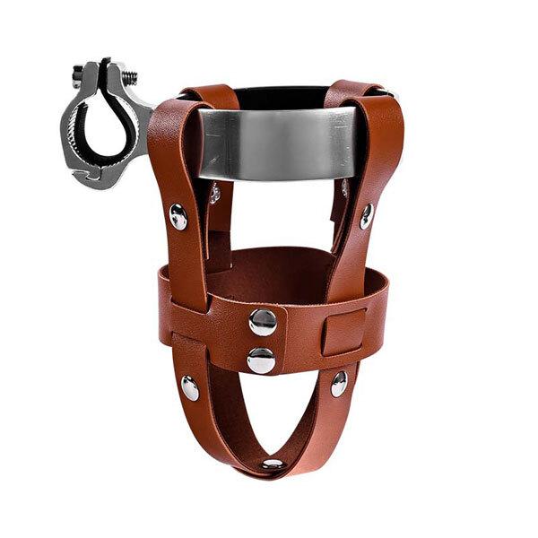 様々なボトルの大きさに対応したドリンクホルダーです。工具なしでどんな自転車にも簡単に取り付けることができます。アルミ製の留め具でハンドルバーに固定することができます。2段階に長さ調節ができるので、小さめのボトルでも大丈夫◎レトロな雰囲気のデ...