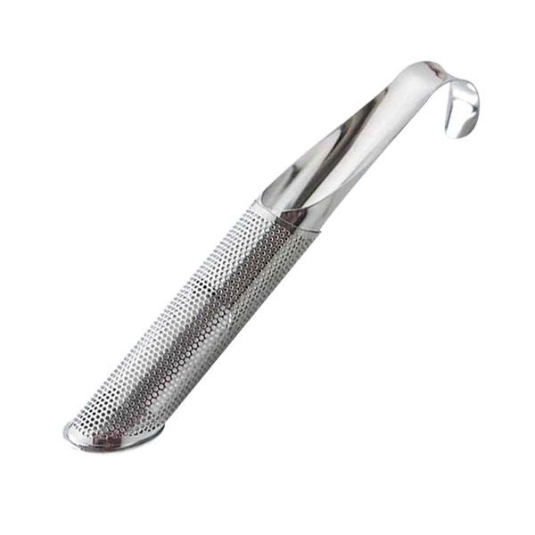 ティーポットや紙パックが不要のステンレス製ティーストレーナー(茶こし)です。細身のステックボトルに茶葉を入れ、カップに直接茶こしとしてご使用いただけます。メッシュの茶こし部分はスライドするので茶葉を入れたり捨てる時に便利です。紅茶や日本茶だ...