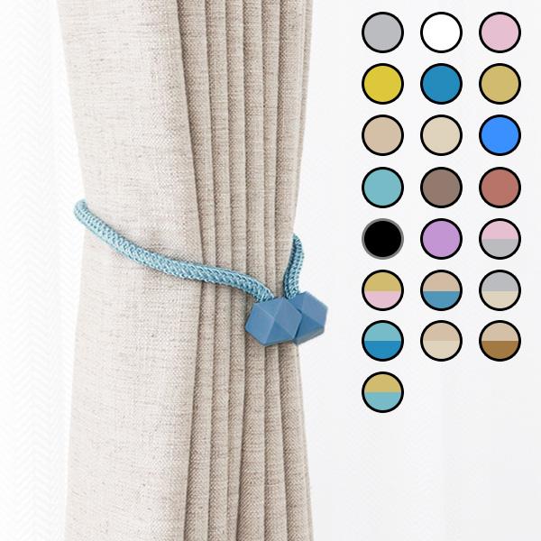 カーテンにワンアクセント、おしゃれでスマートなカーテンタッセルです。カーテンに巻いて留めるだけで、簡単にイメージチェンジできるので使いやすいです。賃貸マンションなど、壁を傷つけられない人にもおすすめです。シンプルでおしゃれな22color！...