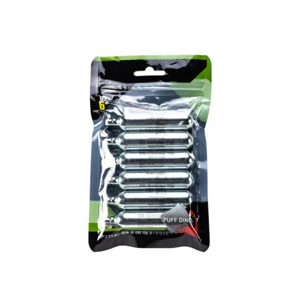 CO2ガンに使用可能な12ｇカートリッジです。