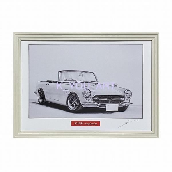 ・鉛筆画イラストレーター小松雄一氏が鉛筆だけで描くリアルな絵画になります。・日本の名車・旧車を繊細なタッチで描きあげ、見る人の心を動かします。・１作品に300時間を掛けることもある程、じっくり丁寧に仕上げますので、イラストと言うよりアート作...