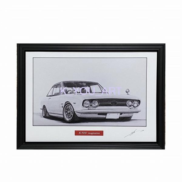 ・鉛筆画イラストレーター小松雄一氏が鉛筆だけで描くリアルな絵画になります。・日本の名車・旧車を繊細なタッチで描きあげ、見る人の心を動かします。・１作品に300時間を掛けることもある程、じっくり丁寧に仕上げますので、イラストと言うよりアート作...