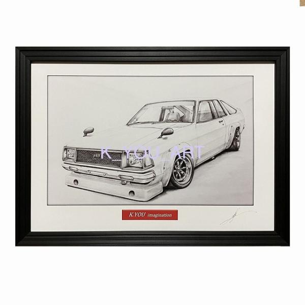 ・鉛筆画イラストレーター小松雄一氏が鉛筆だけで描くリアルな絵画になります。・日本の名車・旧車を繊細なタッチで描きあげ、見る人の心を動かします。・１作品に300時間を掛けることもある程、じっくり丁寧に仕上げますので、イラストと言うよりアート作...