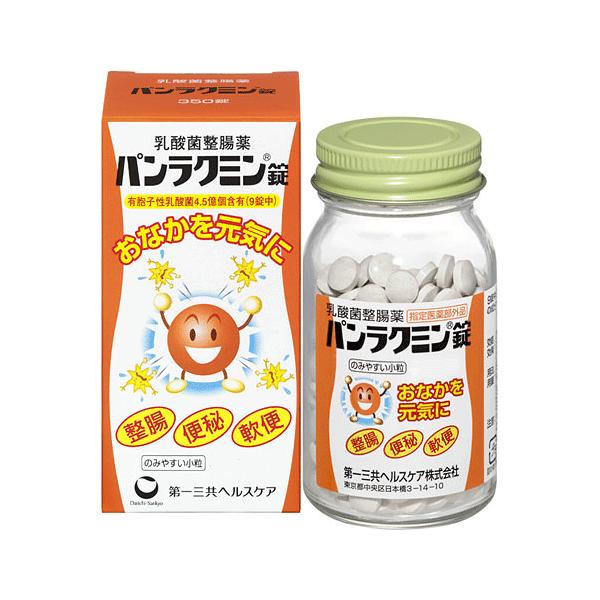 パンラクミン・550錠〔医薬部外品〕●主成分「有胞子性乳酸菌（ラクボン原末）」は、服用後、胃酸により不活性化されることが少なく、腸管内にスムーズに移行し、腸内環境を整え、便秘、軟便、腹部膨満感を改善します。 【効能・効果】●整腸（便通を整え...