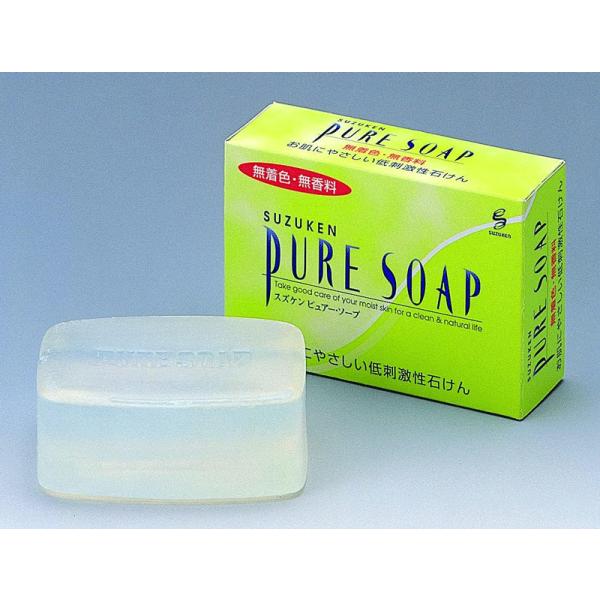 天然成分を繰り返し精製し、純度を高めた石けんです。お肌に優しい、低刺激性石鹸です。皮脂を取りすぎないので、洗った後のつっぱり感が少ない石けんです。お子様からお肌の敏感な大人の方まで安心してご使用頂けます。主原料の不純物を取り除いてあります。...