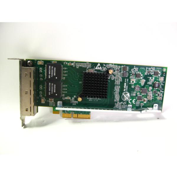 Silicom PE2G4I80L-R V:1.1 Quad Port Copper Gigabit Ethernet Server Adapter　PCI-EX接続 中古　です。正常動作していたサーバー機からの取り外し品となります。動作に...