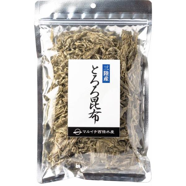 マルイチ西條水産　三陸　宮城県石巻市十三浜産　とろろ昆布　35ｇ名称：こんぶ内容量:35ｇ原材料名:こんぶアレルギー表示:なし保存方法:高温多湿を避け常温で保管してください。賞味期限:パッケージに記載製造者:マルイチ西條水産（宮城県石巻市北...