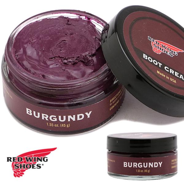 [ ブランド ] レッドウィング 　RED WING[ ジャンル ]シューズケア用品[ 成　分 ]ラノリン／ろう／有機溶剤[ 内容量 ]1.55oz（45g）潤いとツヤを与え輝きを取り戻す保革クリームレッドウィング「ブーツクリーム」は、革に...